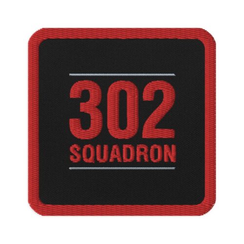 Patch - 302 Squadron - Square Number - Aquila Polonica