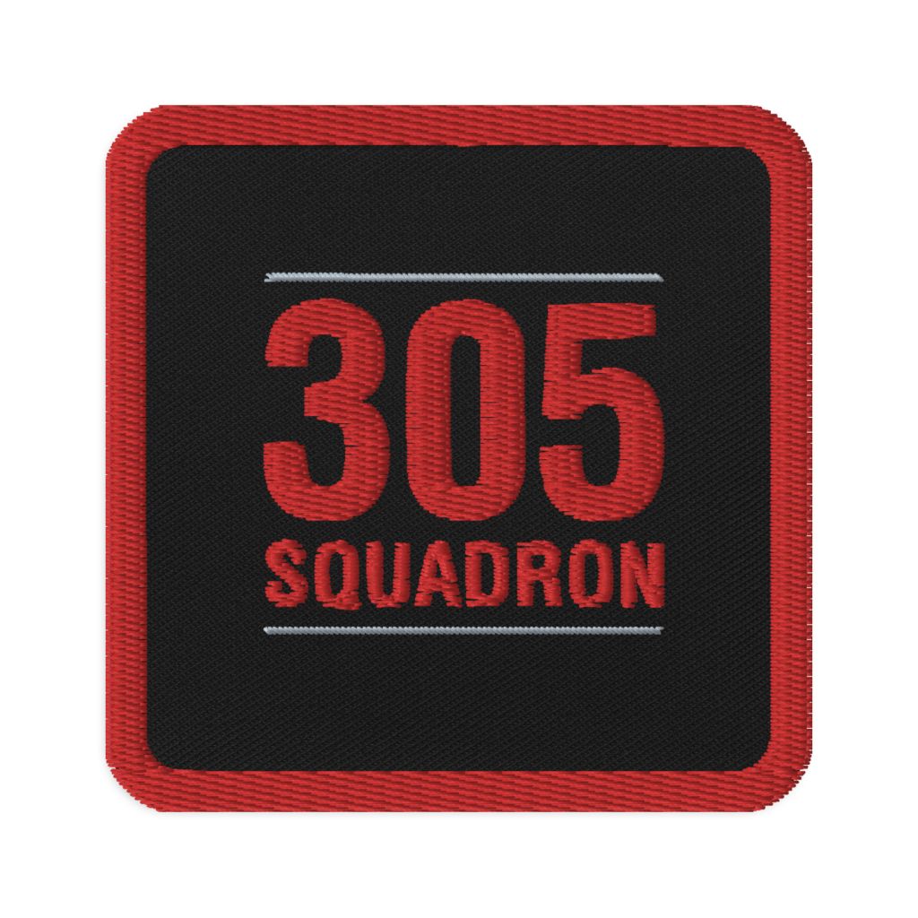 Patch - 305 Squadron - Square Number - Aquila Polonica