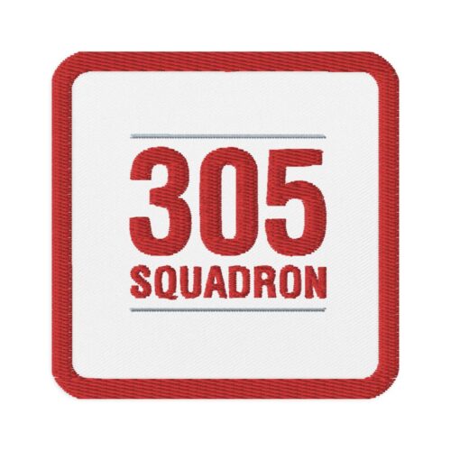 Patch - 305 Squadron - Square Number - Aquila Polonica