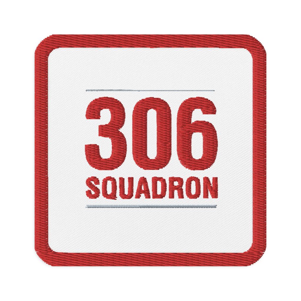 Patch - 306 Squadron - Square Number - Aquila Polonica