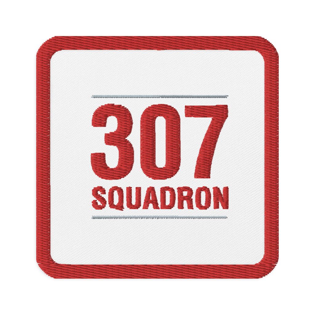 Patch - 307 Squadron - Square Number - Aquila Polonica