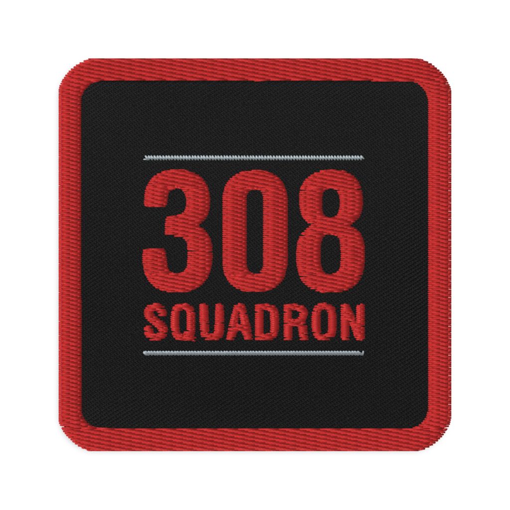 Patch - 308 Squadron - Square Number - Aquila Polonica