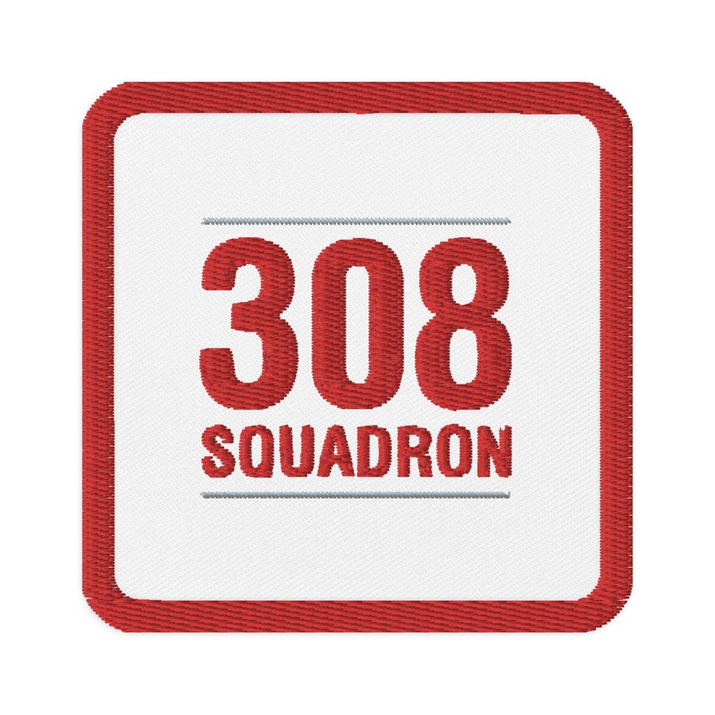 Patch - 308 Squadron - Square Number - Aquila Polonica