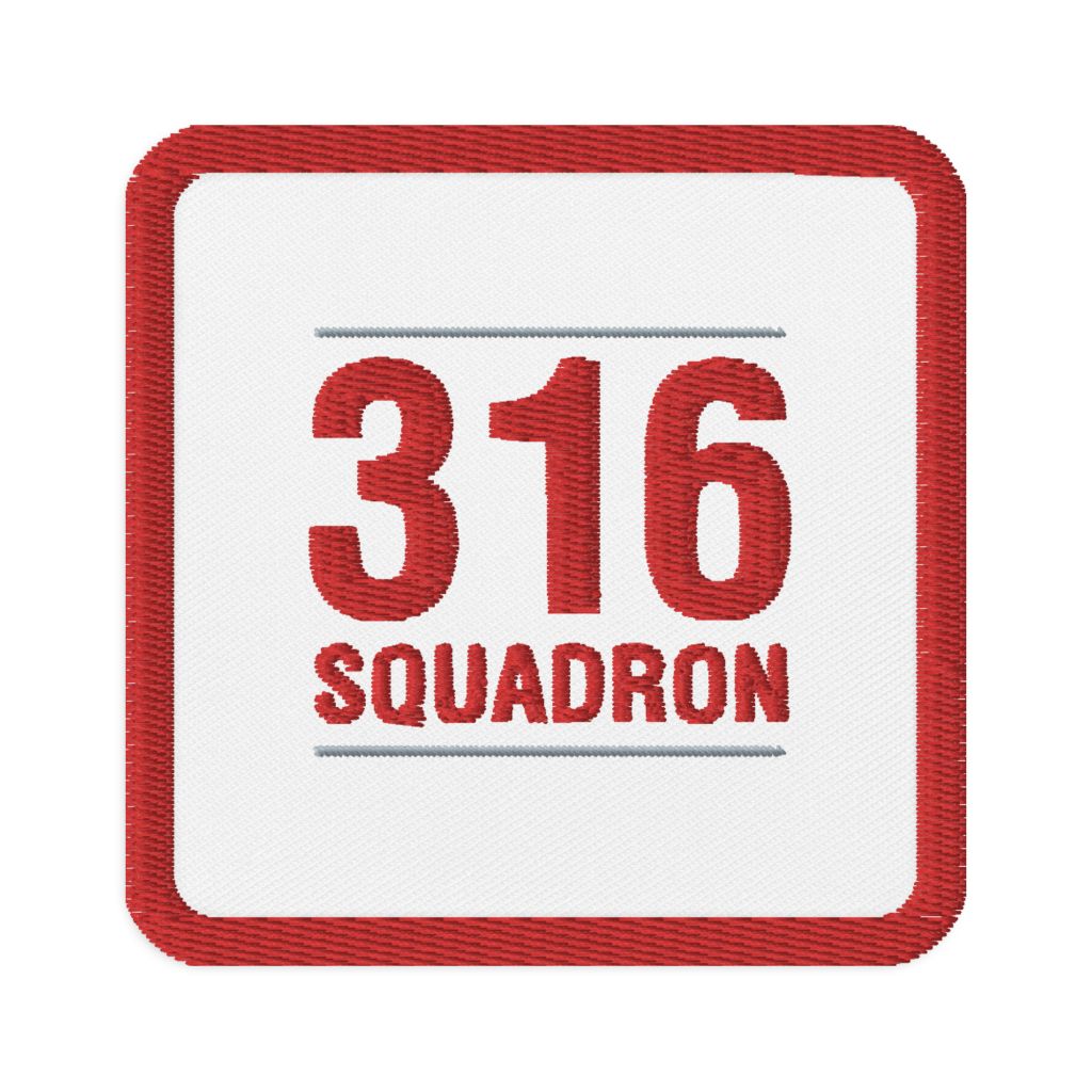Patch - 316 Squadron - Square Number - Aquila Polonica