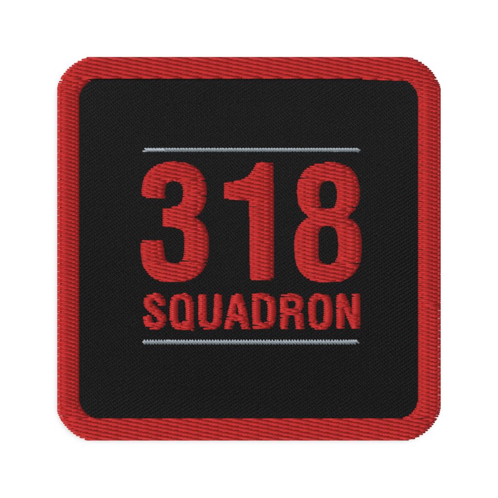 Patch - 318 Squadron - Square Number - Aquila Polonica
