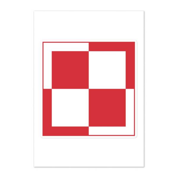 Stickers - Polish Air Force Checkerboard - Aquila Polonica