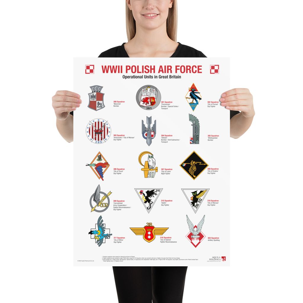 Poster - Polish Air Force Insignia - Aquila Polonica